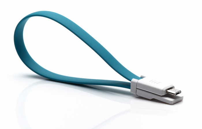 Wholesale Xiaomi Mi Micro USB Cable 20cm Blue price at NIS-Store.com